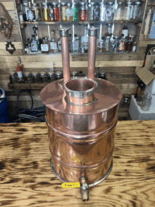 Copper Thumper with Beads - PhilBilly Moonshine - Handmade Copper Stills