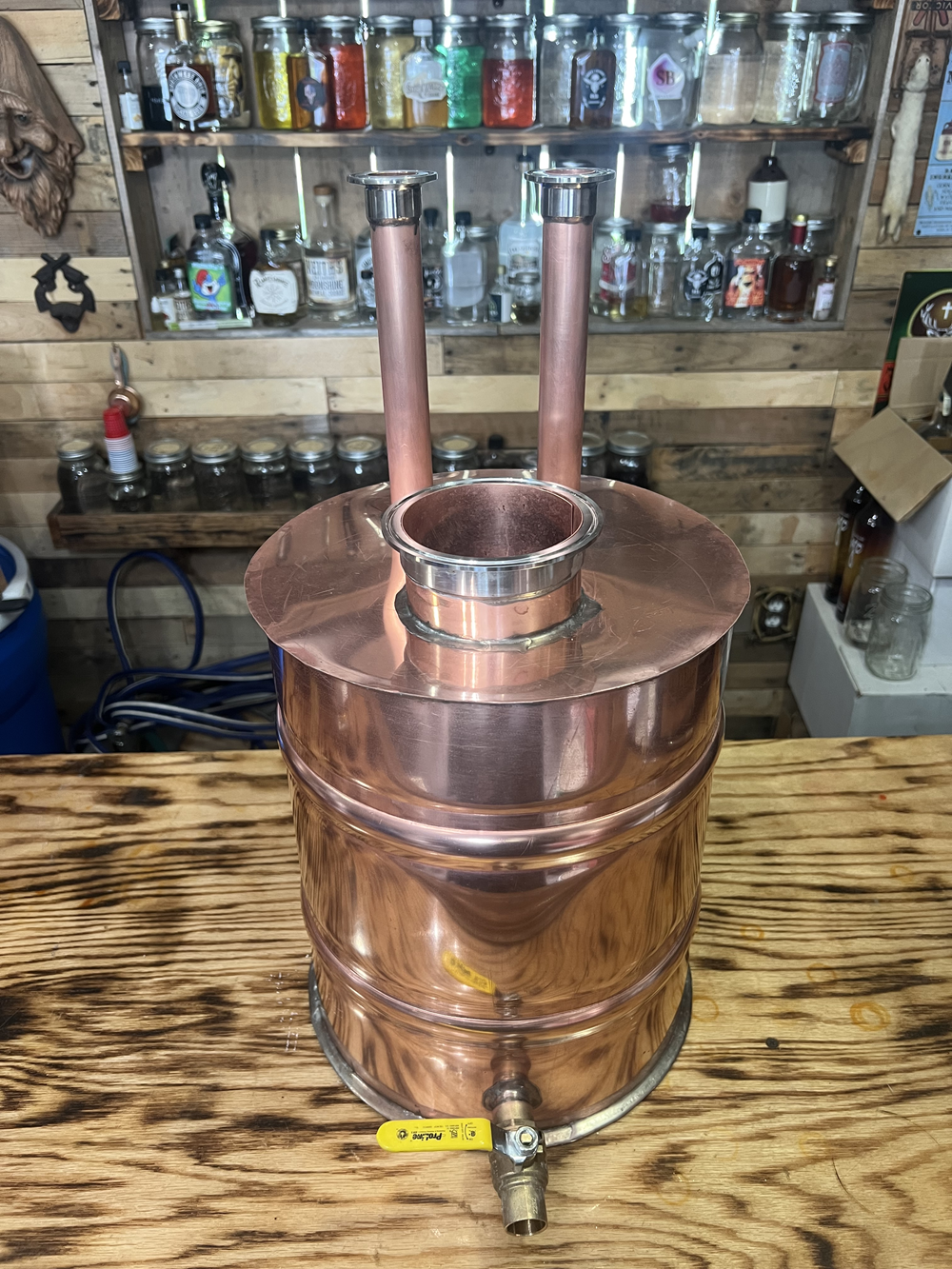 Copper Thumper with Beads - PhilBilly Moonshine - Handmade Copper Stills