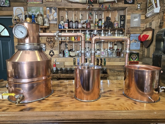 5 Gallon Handcrafted Copper Moonshine Still – Complete with Thumper ...